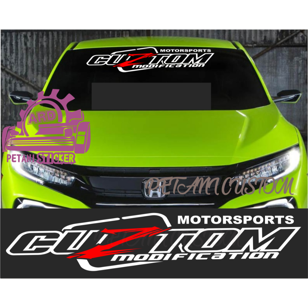 Jual STIKER STICKER MOBIL MOTORSPORTCUSTOM STIKER KACA CUZTOM PELINDUNG ...