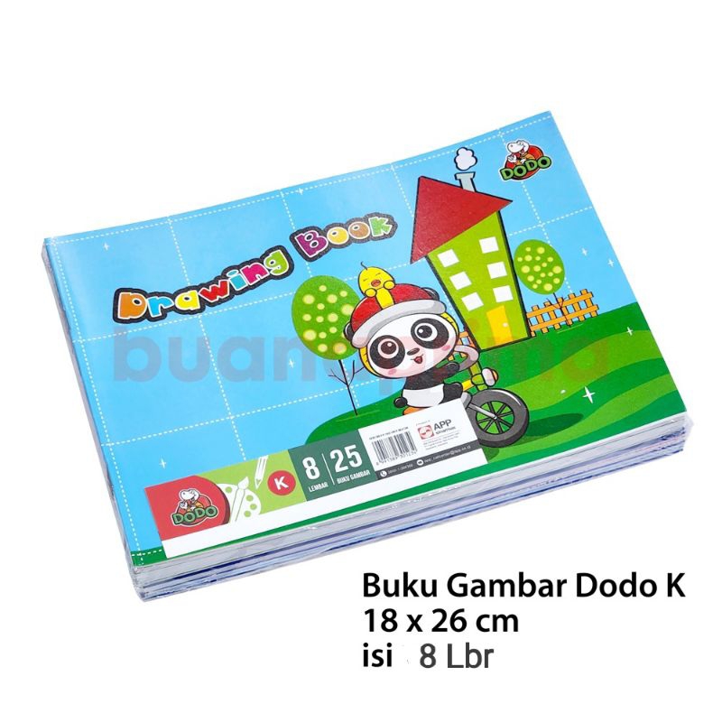 Jual Buku Gambar DODO Kecil Drawing Book 18 x 26 cm 8 Lembar Sketsa ...