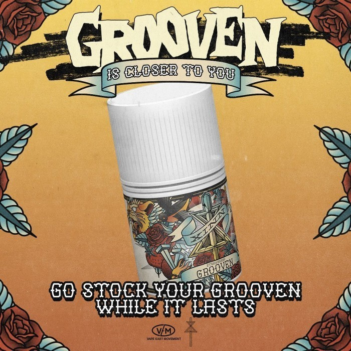 Jual Grooven 60ml 3mg 6mg Strawberry Vanilla Cream Liquid Freebase ...