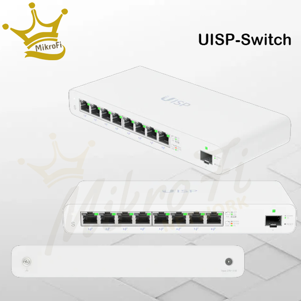 Jual Ubiquiti UISP-S | UISP Switch 8 Port Gigabit PoE Switch | Shopee ...