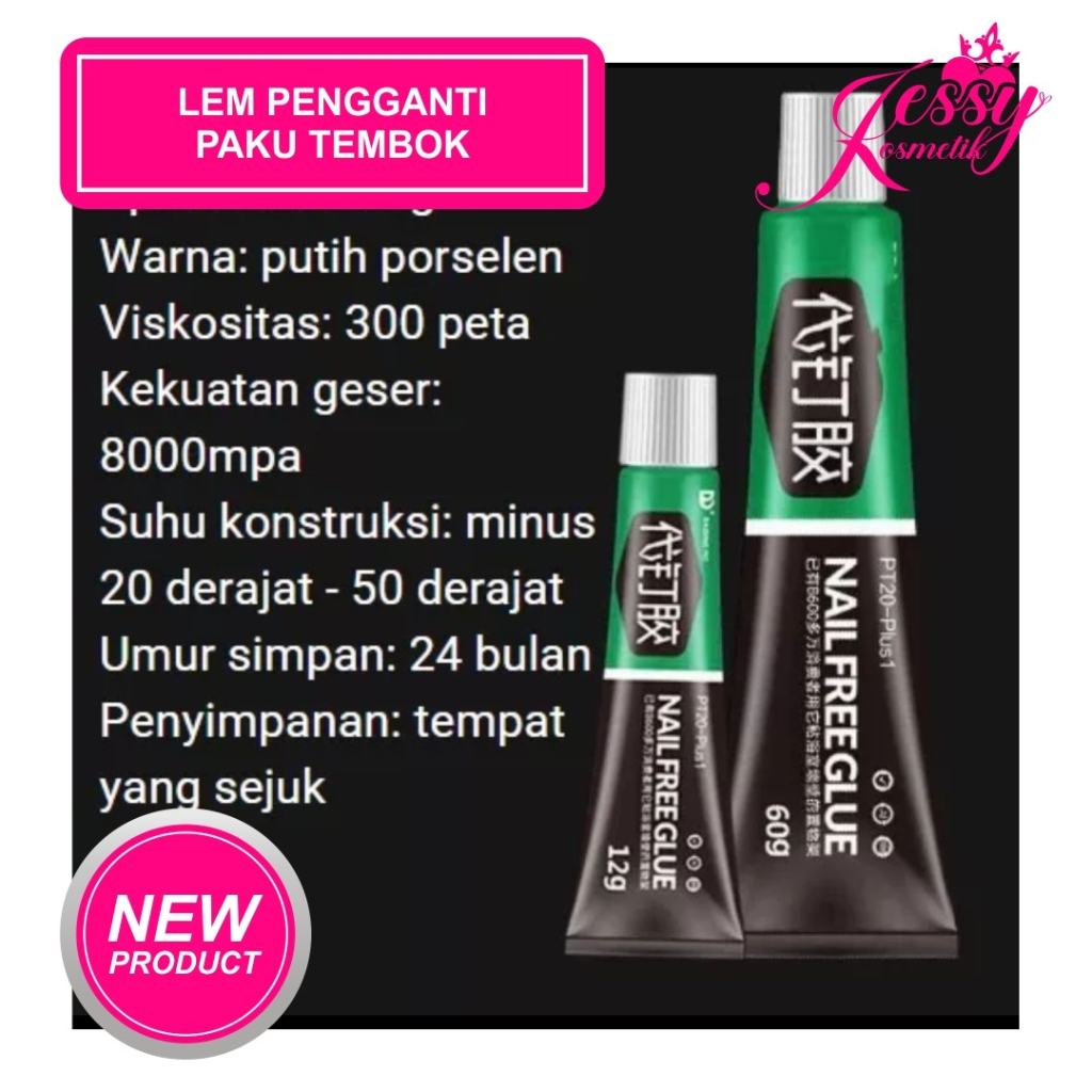 Jual [100gr] T819 | Lem Pengganti Paku Tembok Adhesive Glue Murah | Lem ...