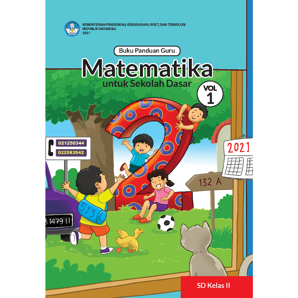 Jual K21 BG MTK 2 VOL 1 - Buku Panduan Guru Matematika untuk Sekolah Dasar SD MI Kelas II ...