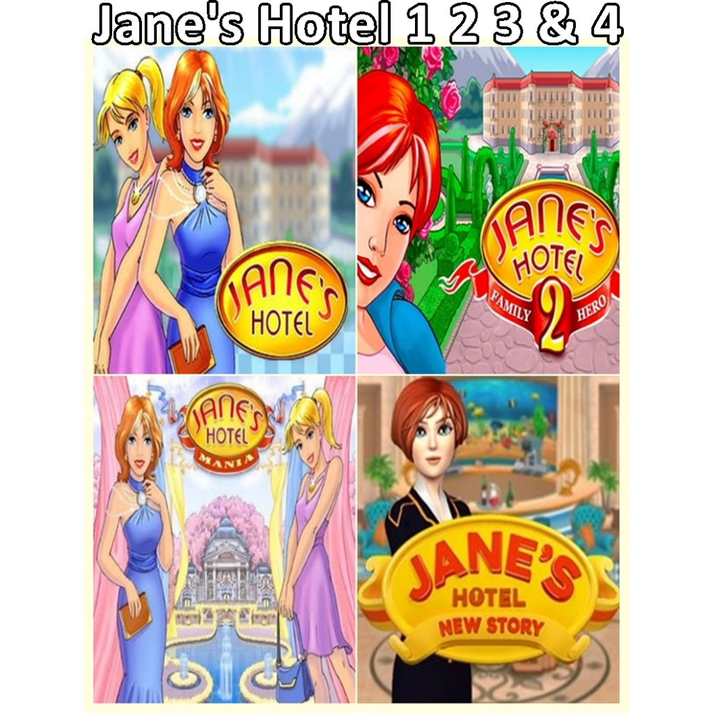 Jual Jane's Hotel 1 2 3 & 4 Game untuk Komputer PC Laptop KOLEKSI ...
