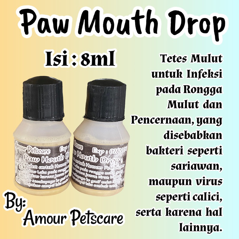 Jual Paw mouth Drop Obat Sariawan tetes mulut untuk calici sariawan ...