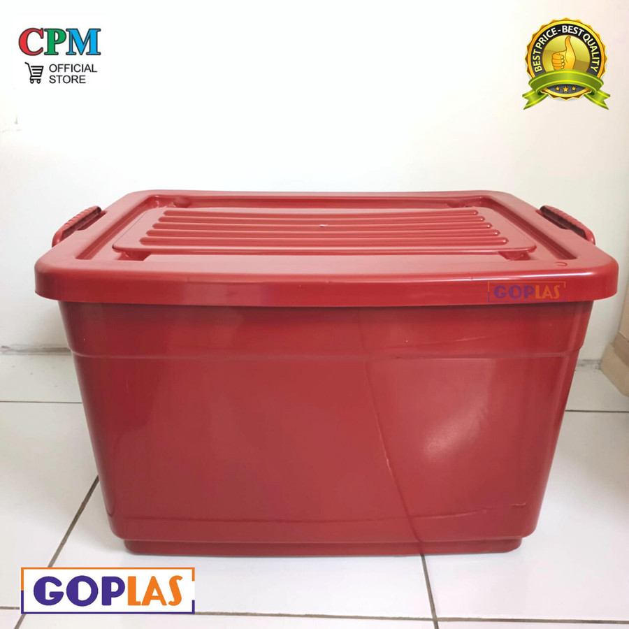 Jual Box Container Plastik 50 Liter Dengan Roda Merk CPM - Benict ...