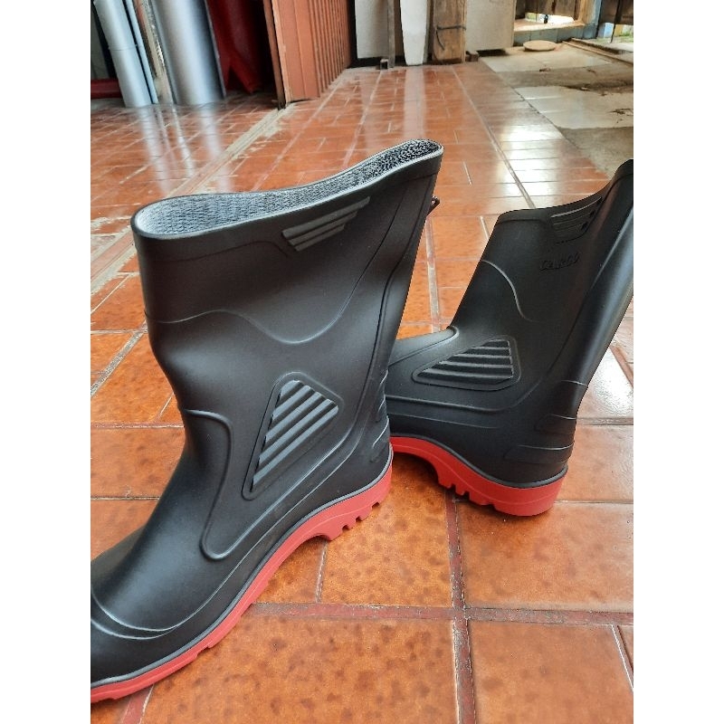 Jual sepatu boots karet cargo sepatu tukang sepatu keamanan sepatu boot ...