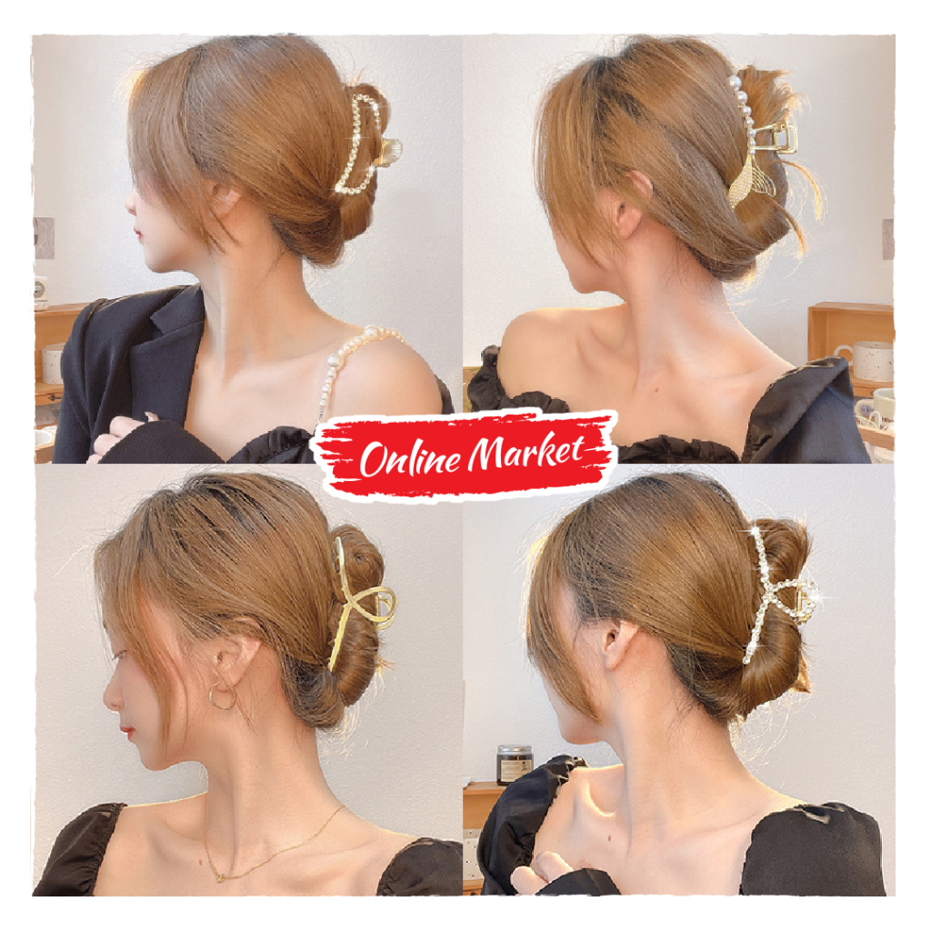 Jual Jedai Rambut Besi - Jepitan Rambut Wanita - Premium | Shopee Indonesia