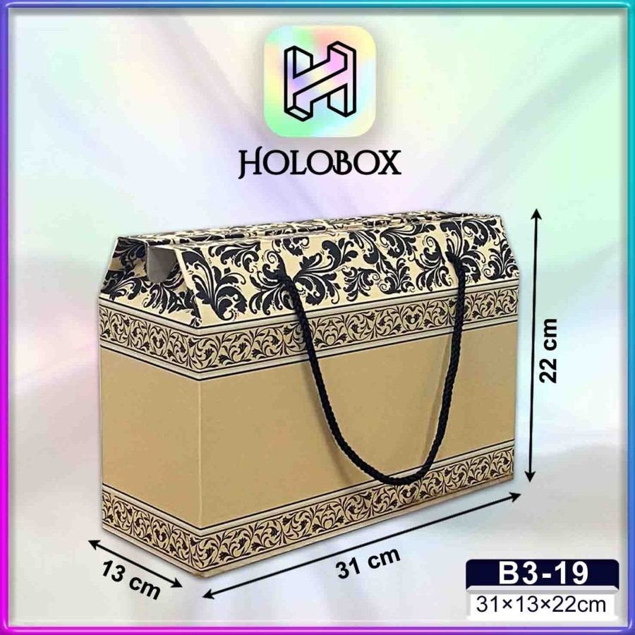 Jual Box Kado / Kotak Packaging / Gift / Hampers Gable Box Uk 25x13x22 ...