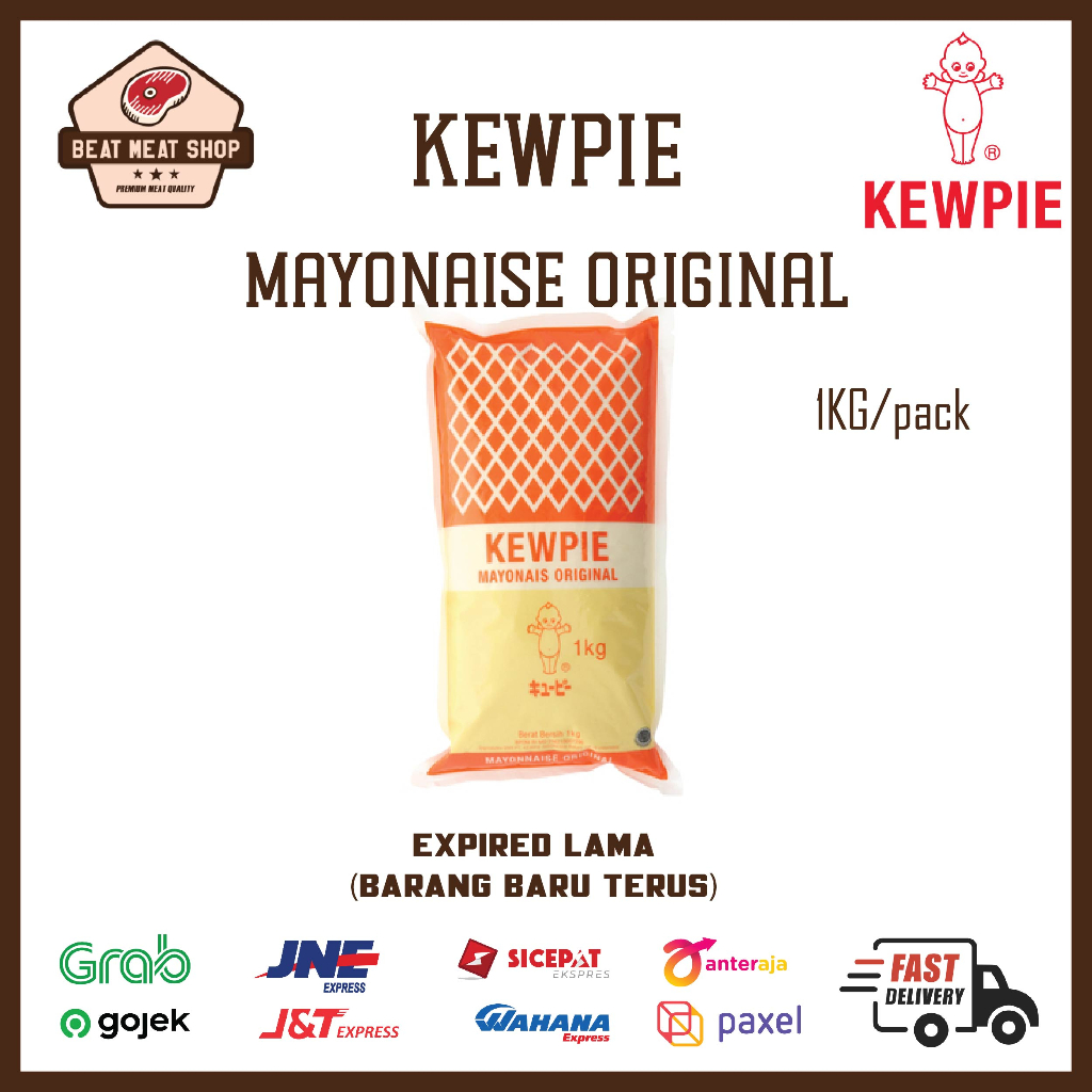 Jual Kewpie Mayonnaise Original Sauce Pouch 1kg Mayonais | Shopee Indonesia