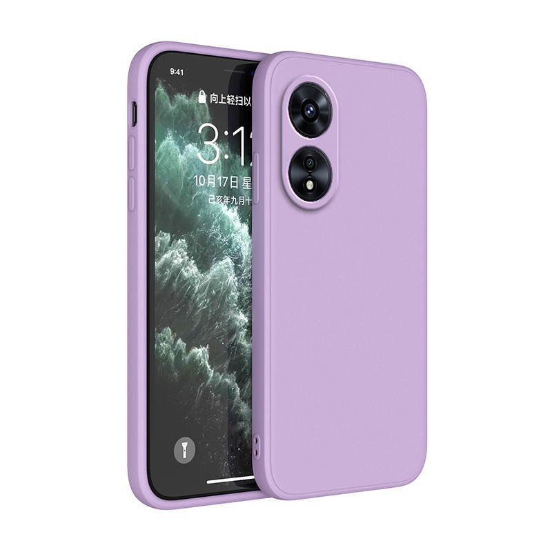 Jual CASE OPPO A18 A38 A78 5G BABY SKIN FREE TALI MICROFIBER SILICONE ...