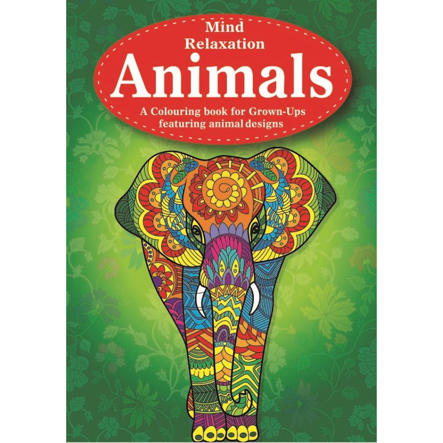 Jual [Squiggle] UK Animals Adult Colouring Book (Buku Mewarnai Dewasa ...