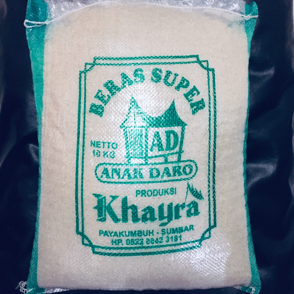 Jual Beras Super Premium varietas Anak Daro 10 kg - Produksi Khayra ...