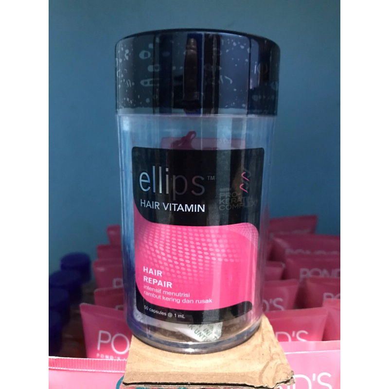 Jual Ellips Botol isi 50 Butir All Varian / Ellips Vitamin Rambut Botol ...