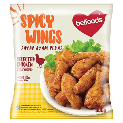 Jual Belfoods Favorite Spicy Wings 500gr | Shopee Indonesia