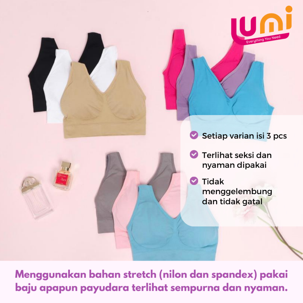 Jual Genie Bra Original Japan - Bra Nyaman Tanpa Kawat, Lembut ...
