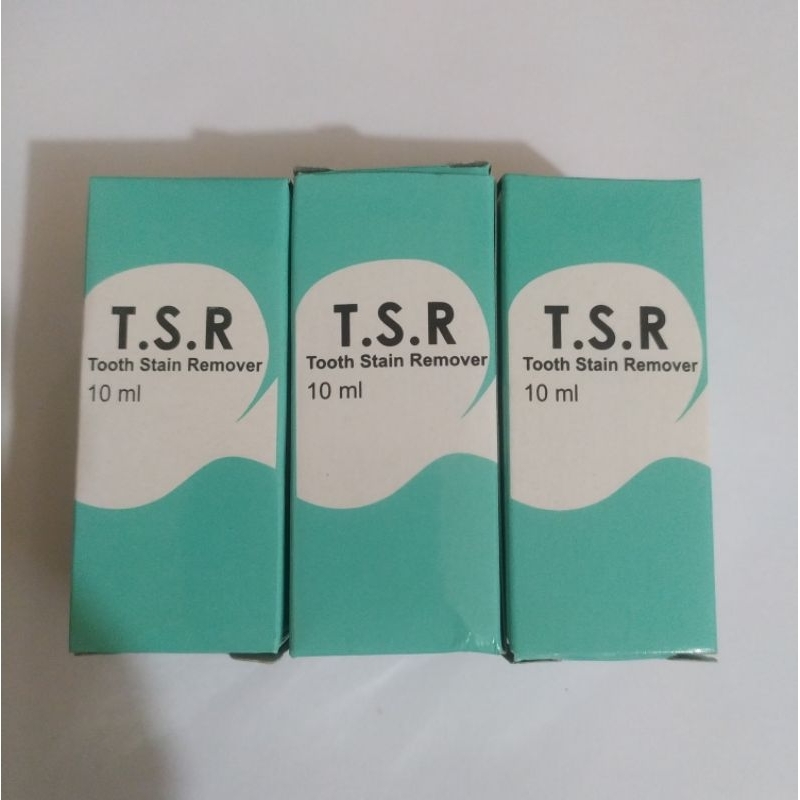 Jual TOOTH STAIN REMOVER TSR Pemutih Gigi Pelunak Karang | Shopee Indonesia
