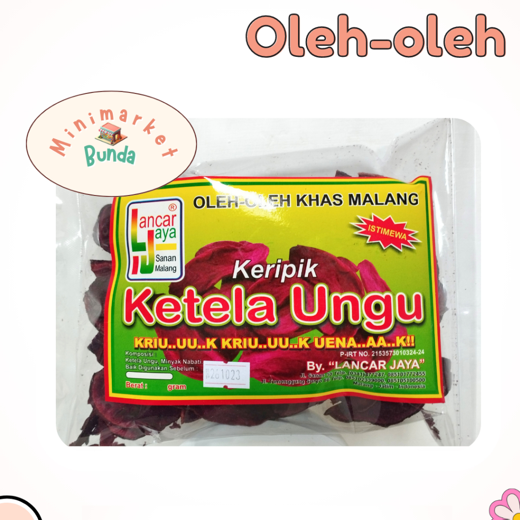 Jual Keripik Ketela Tela Ungu Murah [Oleh-oleh Khas Malang] - Kripik ...