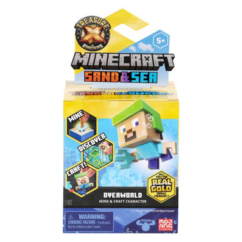 Jual Treasure X Minecraft Sand and Sea Overworld Mine & Craft Character ...