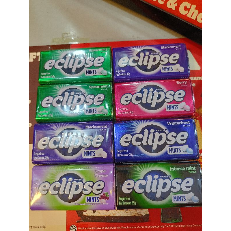 Jual Eclipse Candy Permen Eclipse Import Sugar Free 35gr | Shopee Indonesia