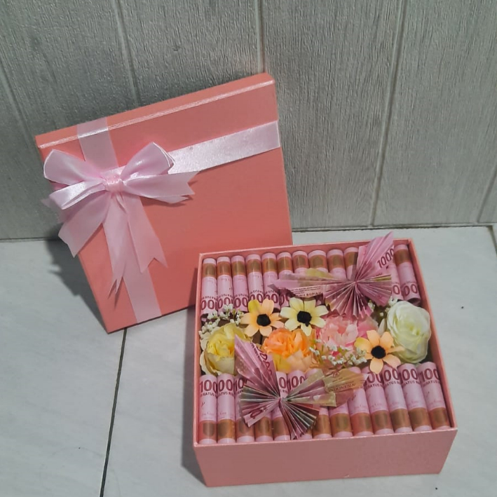 Jual Bloom box bunga / Flower box / Hadiah ulang tahun anniversary / Kado wisuda | Shopee Indonesia