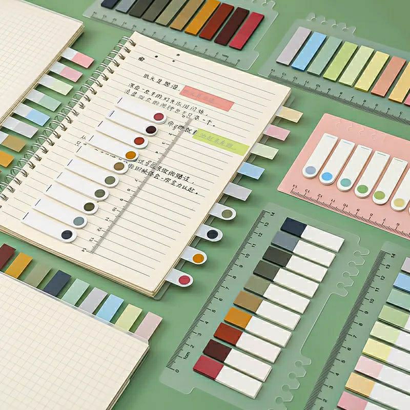 Jual MYUME.STORE || POST IT PENANDA BUKU STICKY NOTES BINDER DENGAN ...