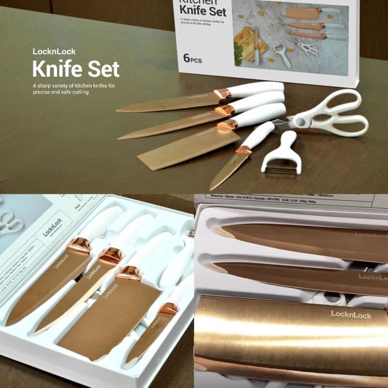 Jual Pisau Set Lock N Lock Original Pisau Set Gift Set Kado Pernikahan ...