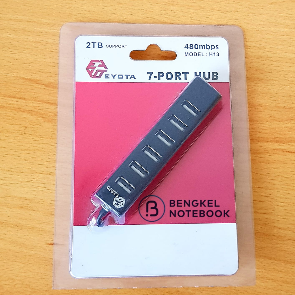 Jual USB Hub 7 Ports 2.0 Eyota Hi-Speed 5Gbps | Shopee Indonesia