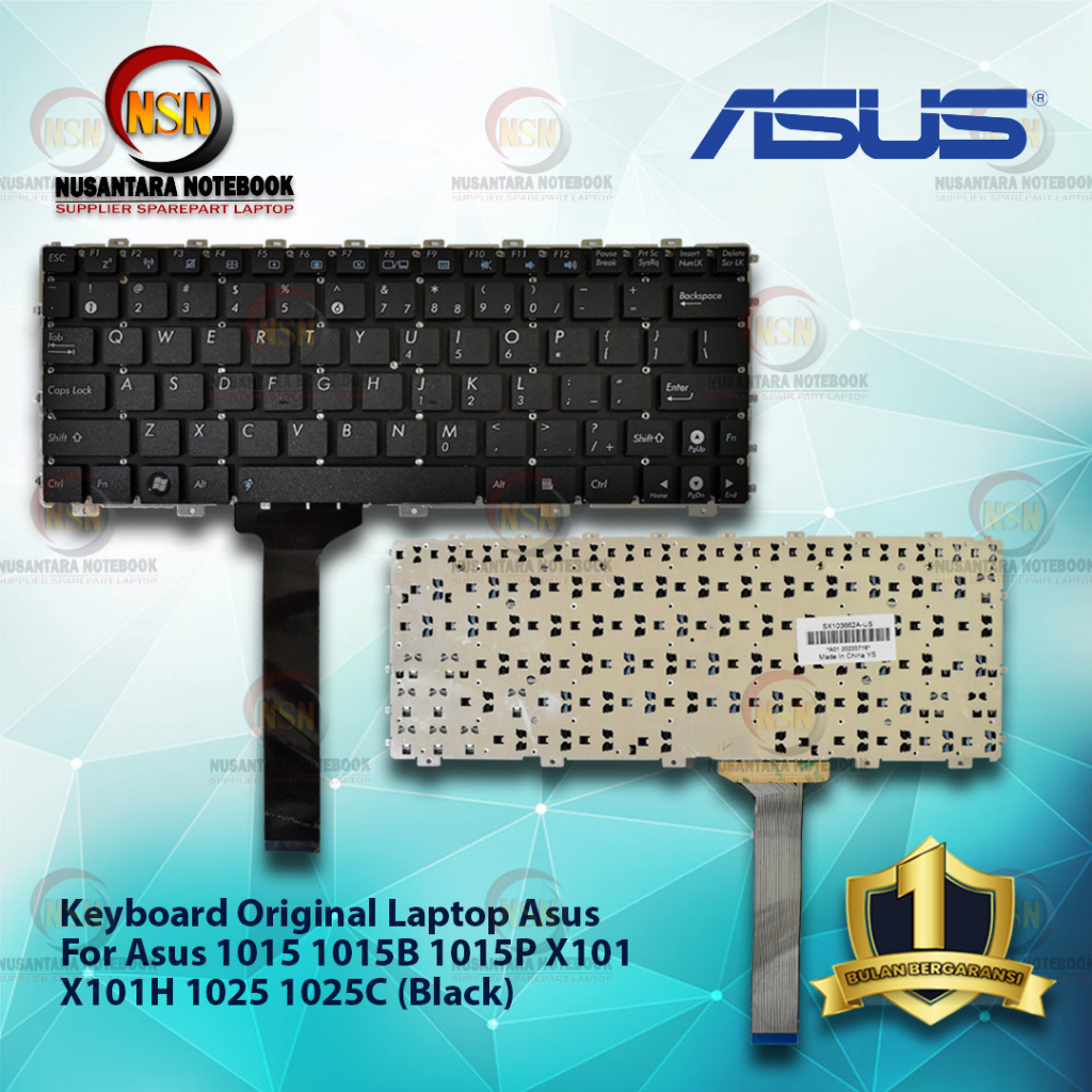 Jual Keyboard Original Laptop Asus 1015 1015B 1015P X101 X101H 1025 ...