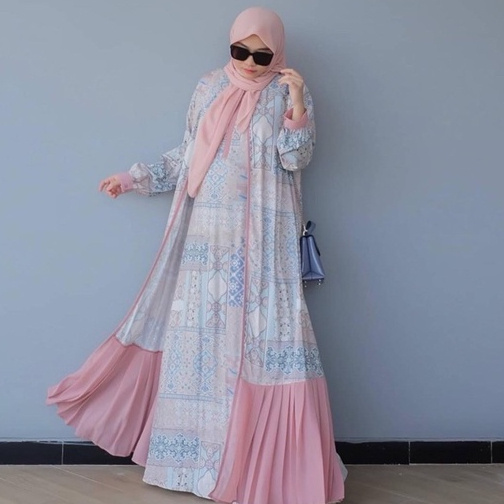 Jual Mecca Dress Dress Party Dress Rayon Dress Mewah Dress Simple Dress ...