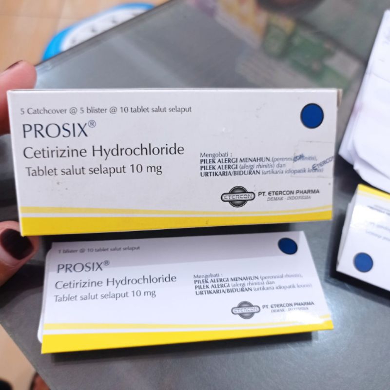 Jual PROSIX 10 MG 1 STRIP @10 TABLET ll PILEK/GATAL | Shopee Indonesia