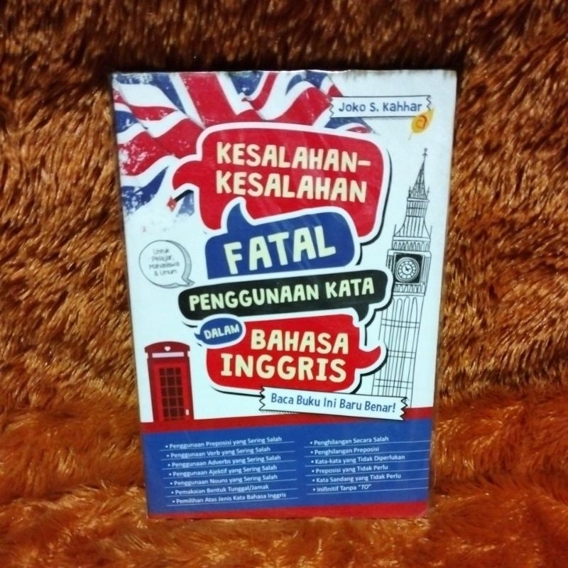 Jual buku kesalahan kesalahan fatal penggunaan kata dalam bahasa inggris | Shopee Indonesia
