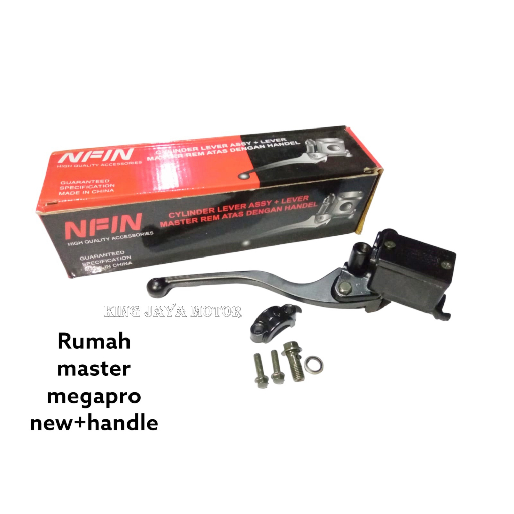 Jual Master Rem Atas Handle Mega Pro New Hitam MEREK NFIN | Shopee ...