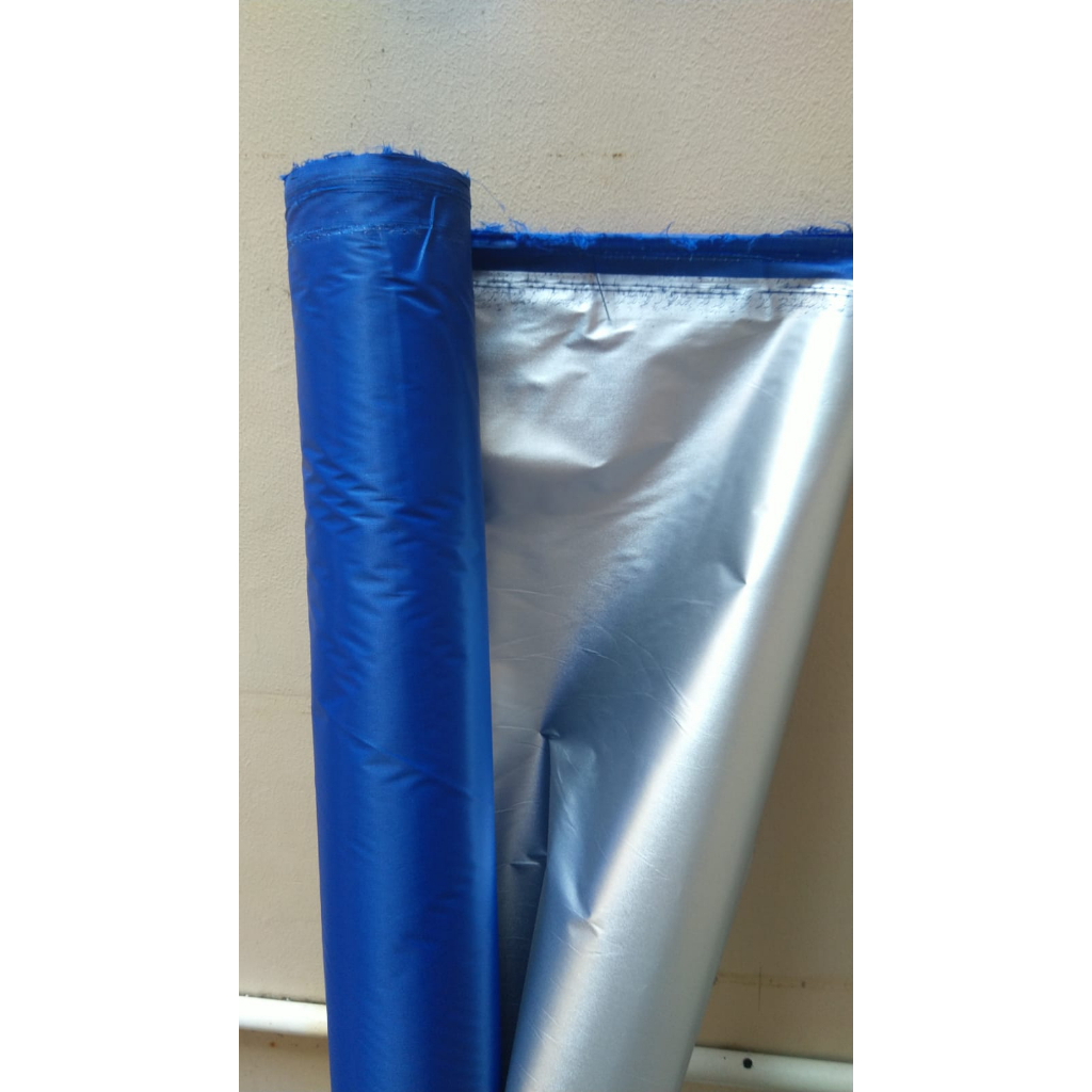 Jual [Per Roll] Kain Parasut Import Taffeta Bocor dan Silver Coating ...