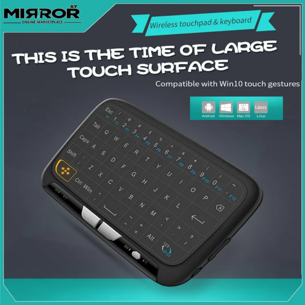 Jual Keyboard Mouse Layar Sentuh 2.4 GHz di Smart TV dan PC 300mAh ...