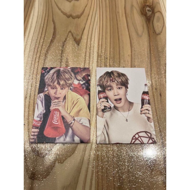 Jual Jimin BTS PC cola official coca-cola photocard japan | Shopee ...