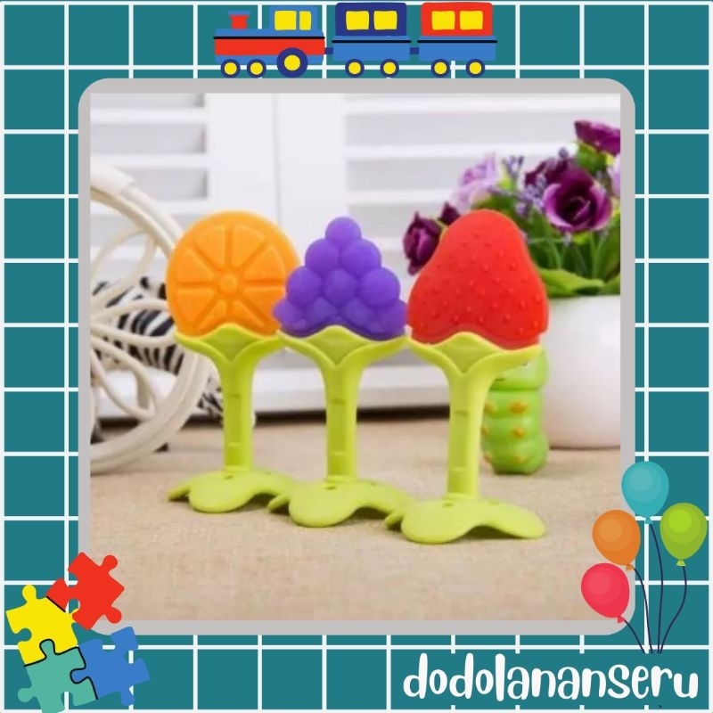 Jual DDS - BABY TEETHER BUAH [TANPA PACKINGAN] / GIGITAN BAYI MODEL ...