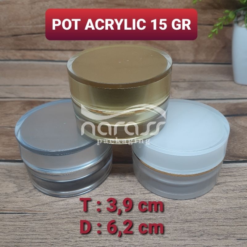 Jual POT ACRYLIC 15 GR | Shopee Indonesia