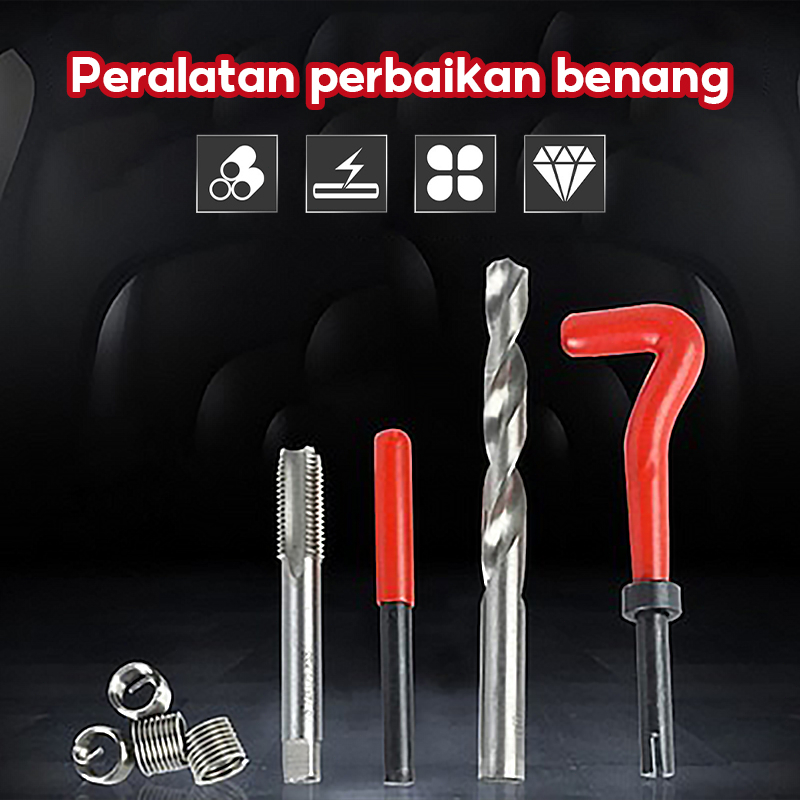 Jual COD Recoil Helicoil Thread Repair Pro M6 M8 M5 M10 Alat Mobil ...