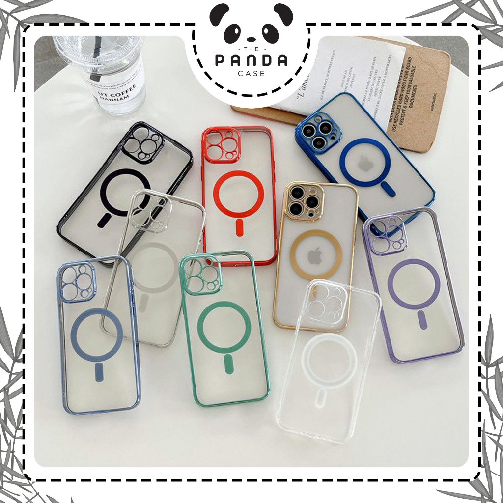 Jual [TPC] METALLIC MAGSAFE TRANSPARANT CASE FOR IPHONE XS XR 11 12 PRO ...