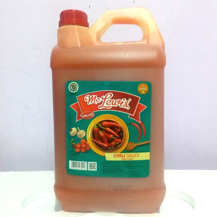 Jual Mc Lewis Saos Sambal Asli JERIGEN 6 KG / Saos Sambal MC LEWIS ...
