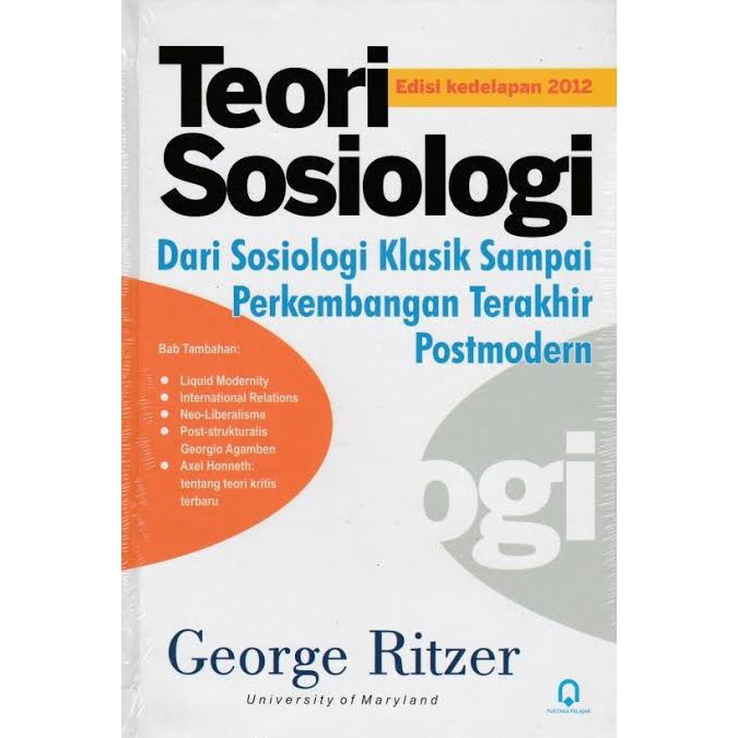 Jual Teori Sosiologi Edisi 8 dari Sosiologi Klasik Sampai Perkembangan ...