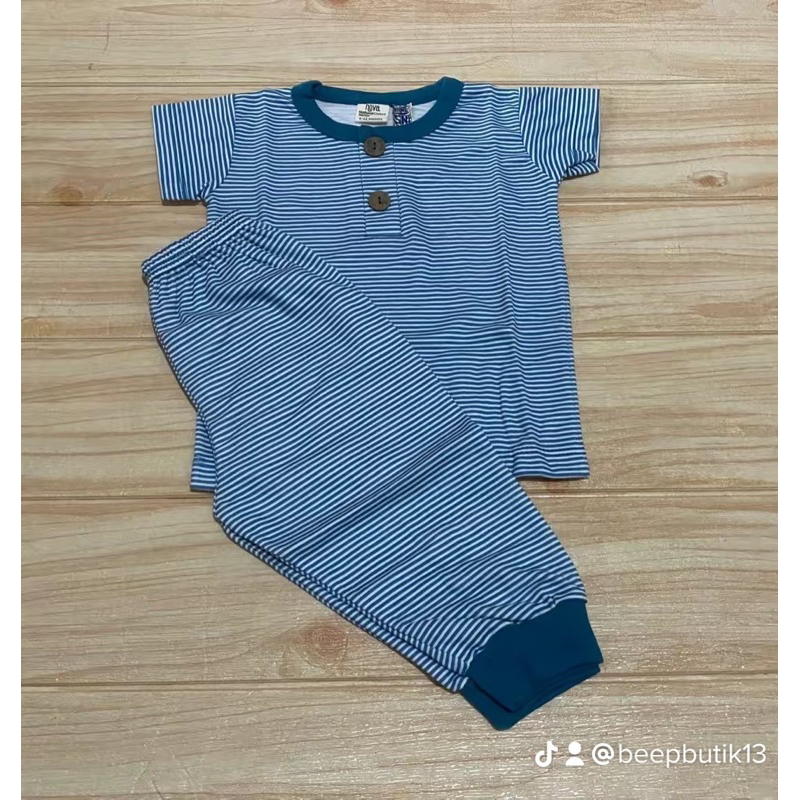 Jual NOVA EZY STRIPE SERIES- setelan CPR size 6-12m & 3-6m | Shopee ...