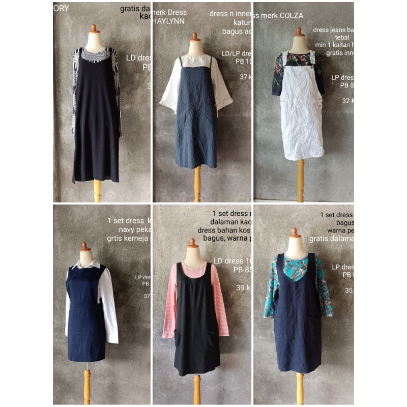 Jual ONE SET DRESS (2IN1 DRESS) | Shopee Indonesia