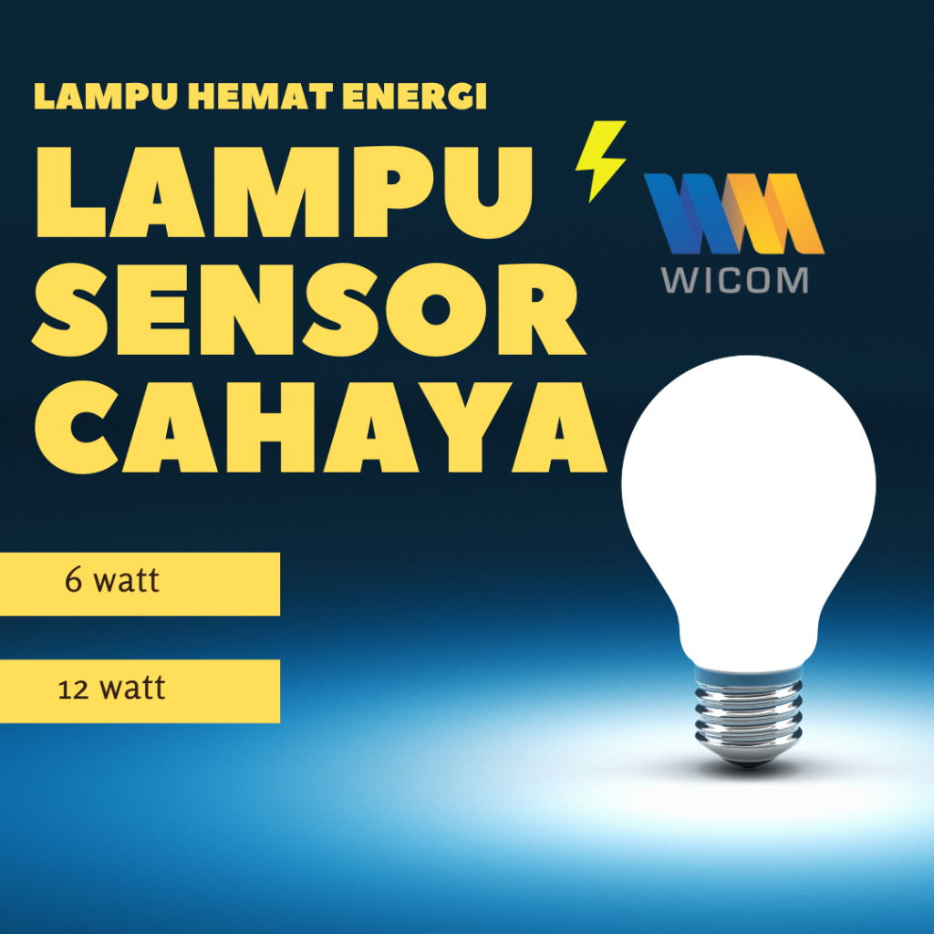 Jual Lampu Sensor Cahaya Lampu Bohlam LED Dengan Sensor Cahaya 6W 12W ...