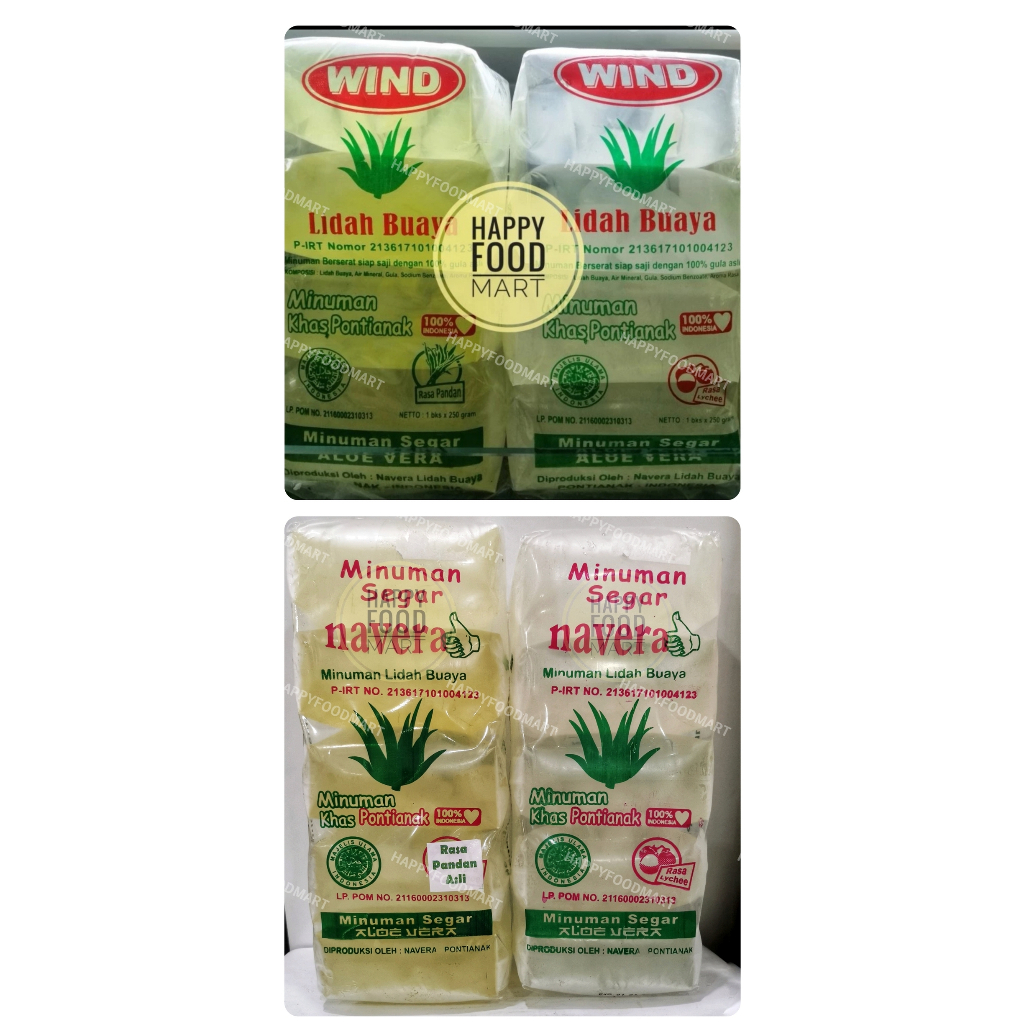 Jual [HALAL] WIND ALOE VERA 1 KG/NAVERA MINUMAN DINGIN LIDAH BUAYA ...