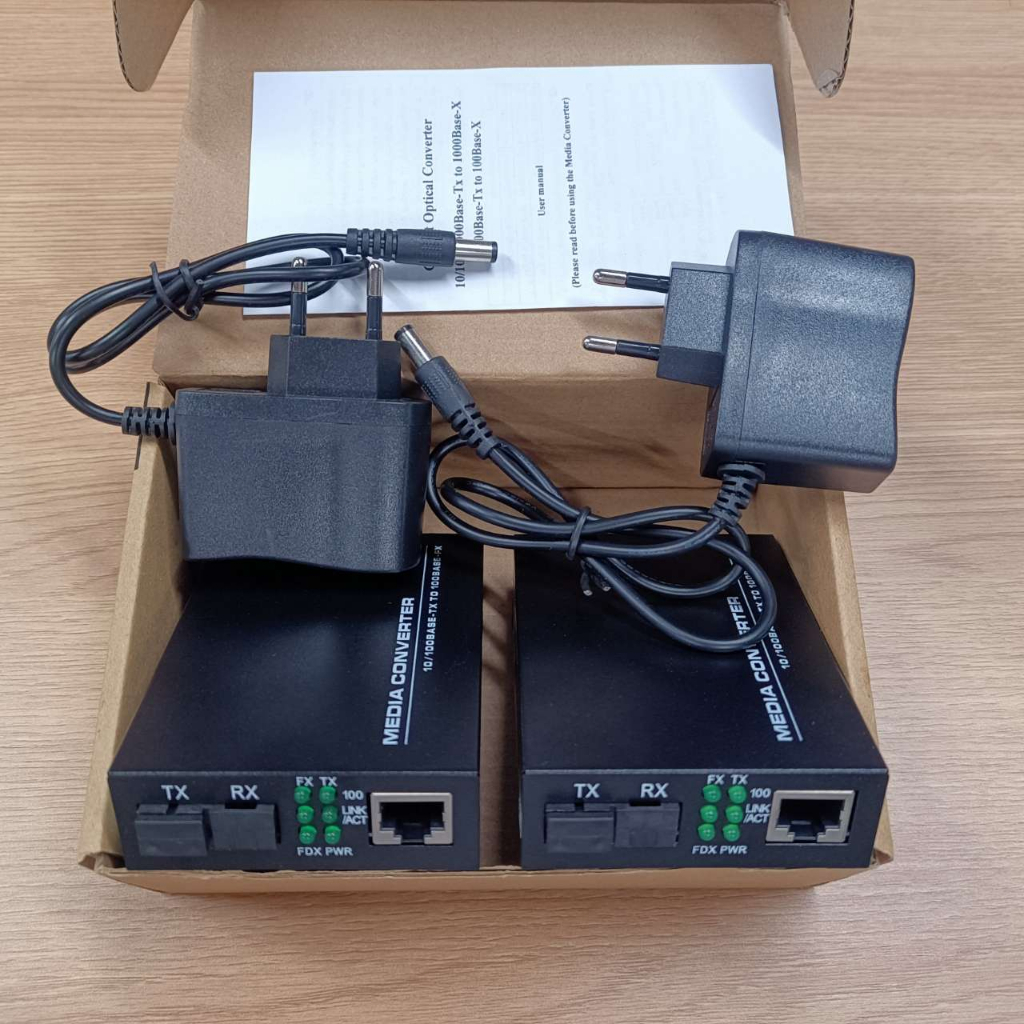 Jual Converter HTB 3100 Paket Htb Konverter Fiber Optic Media Converter HTB 3100 25KM 10/100 ...