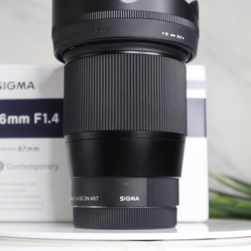 Jual Sigma 16mm f1.4 DC DN for Canon Sony Fuji Fullset Likenew | Shopee Indonesia