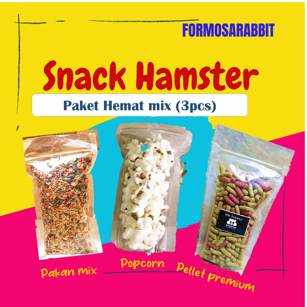 Jual Makanan Hamster Paket Hemat Lengkap Snack Hamster Sugar Glidder ...