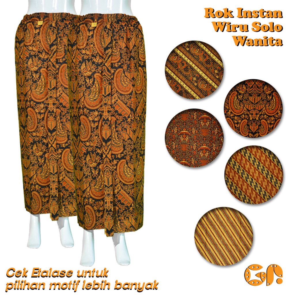 Jual Rok Jarik Wiru Solo Wanita Dewasa Rok Instan Pakaian Adat Jawa Batik Motif Lereng | Shopee ...