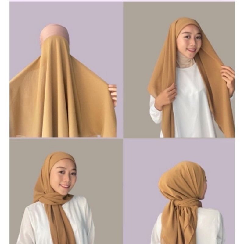 Jual Lesti Hijab Segitiga Inner 2in1 Ceruty Babydoll / Segitiga Inner 2 ...